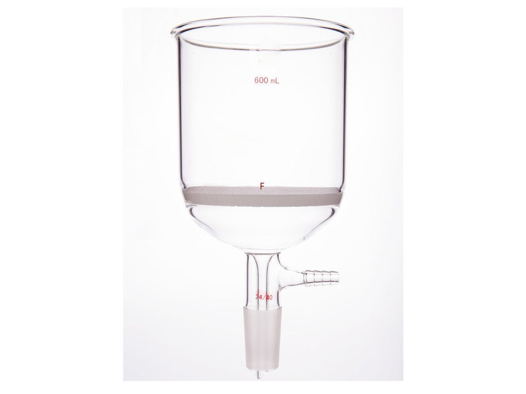 MSE PRO Grinding Mouth Sand Core Bush Funnel, 600mL, 24/40, Sand Core ...