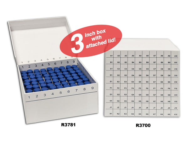 MSE PRO 3 inch FlipTop™ Hinged Cardboard Freezer Boxes | MSE Supplies LLC