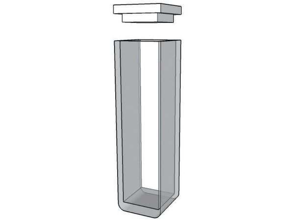 MSE PRO Standard Round-Bottom Cuvettes With Lid, 5mm Path Length ...