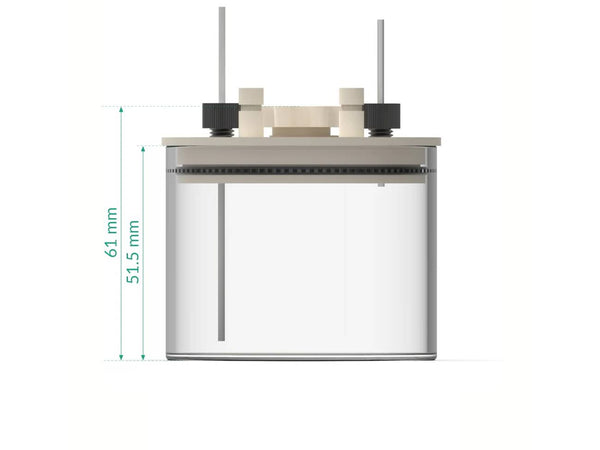 Microvacuum EQCM Cell For QSH-Dip Sensor Holder | Redox.me