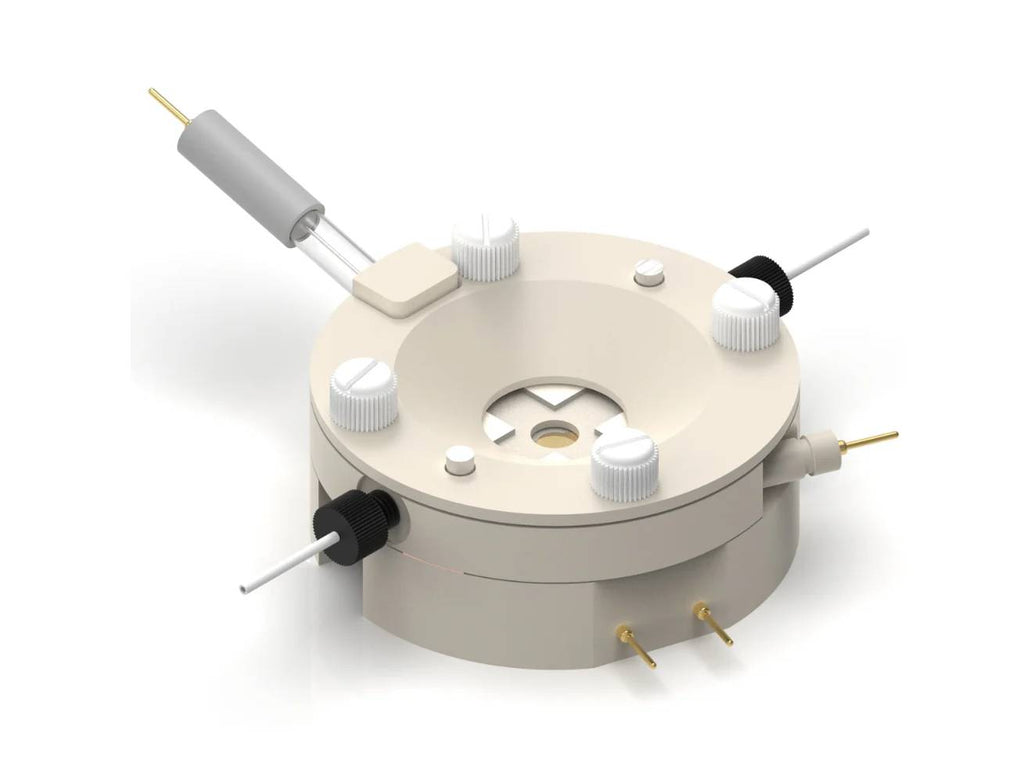 Home › Raman Electrochemical Quartz Crystal Microbalance Flow Cell Flow ...