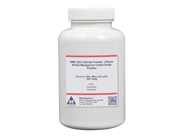 NMC 622 Cathode Powder, 500g, Lithium Nickel Manganese Cobalt Oxide ...