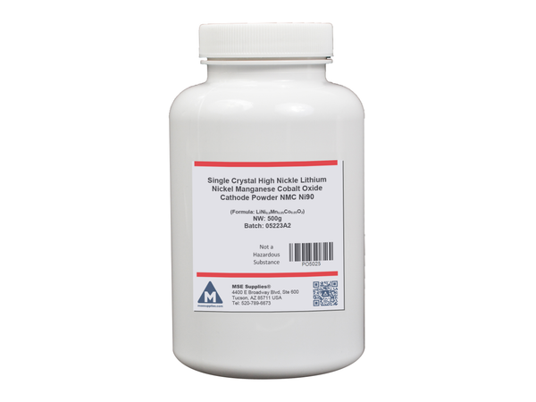 MSE PRO Single Crystal High Nickel NMC Ni90 Lithium Nickel Manganese C ...