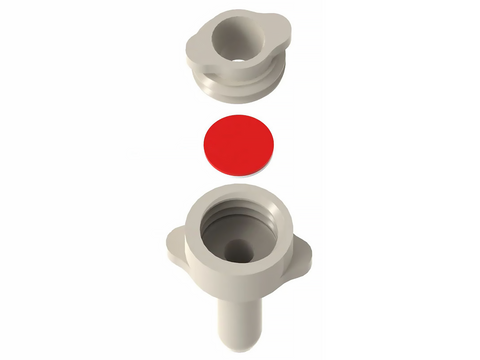 Septum Adapter, ND9 Septum, 20 mm Long– MSE Supplies LLC