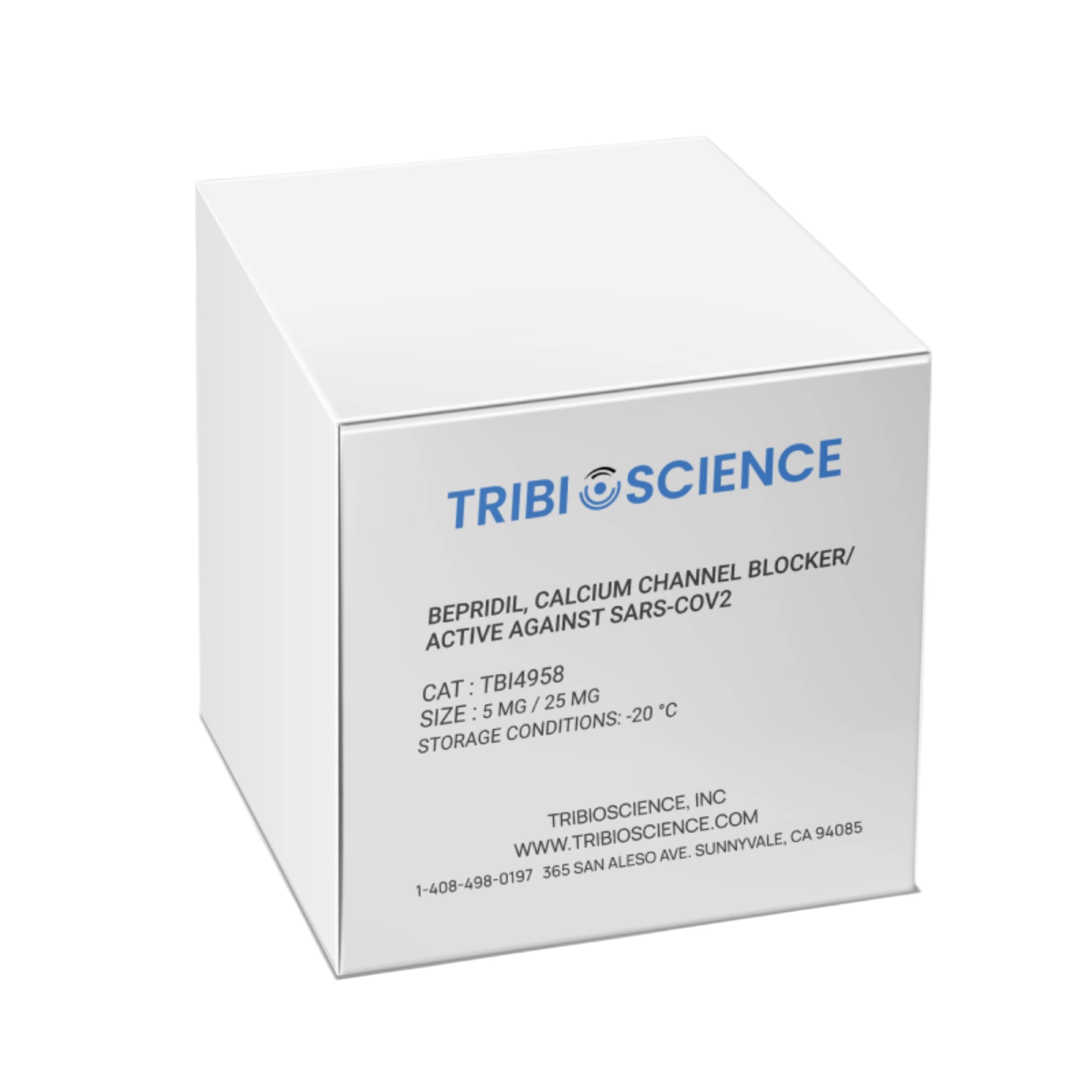 Tribioscience Bepridil, Calcium Channel Blocker/Active Against SARS-Co ...