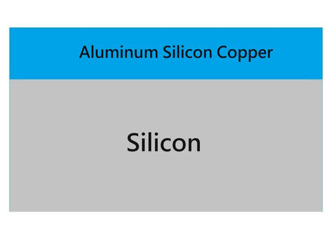 MSE PRO 4 inch Aluminum-Silicon-Copper (Al-Si-Cu) Thin Film on Silicon ...