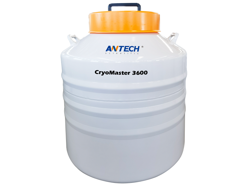 Antech 120L Liquid Nitrogen (LN2) Dewar, With Racks | Antech