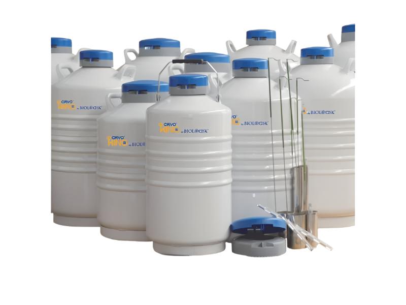 Biologix CryoKING® Liquid Nitrogen Tank Static Storage Series 31.5 L ...