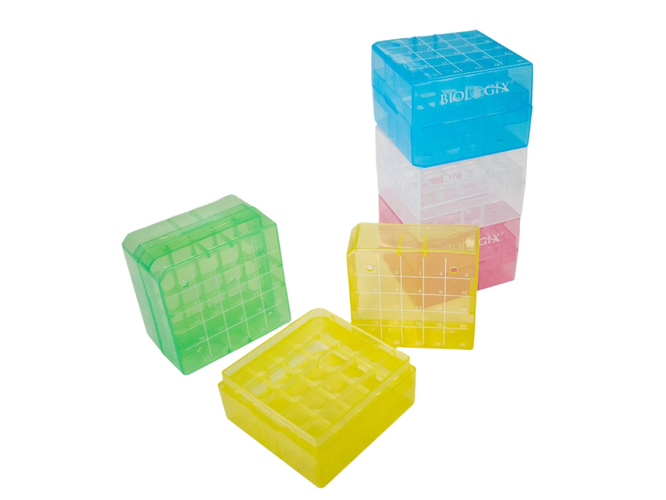 Biologix CryoKING® PP Cryogenic Boxes (2in. 25-Well), Case of 30 – MSE ...