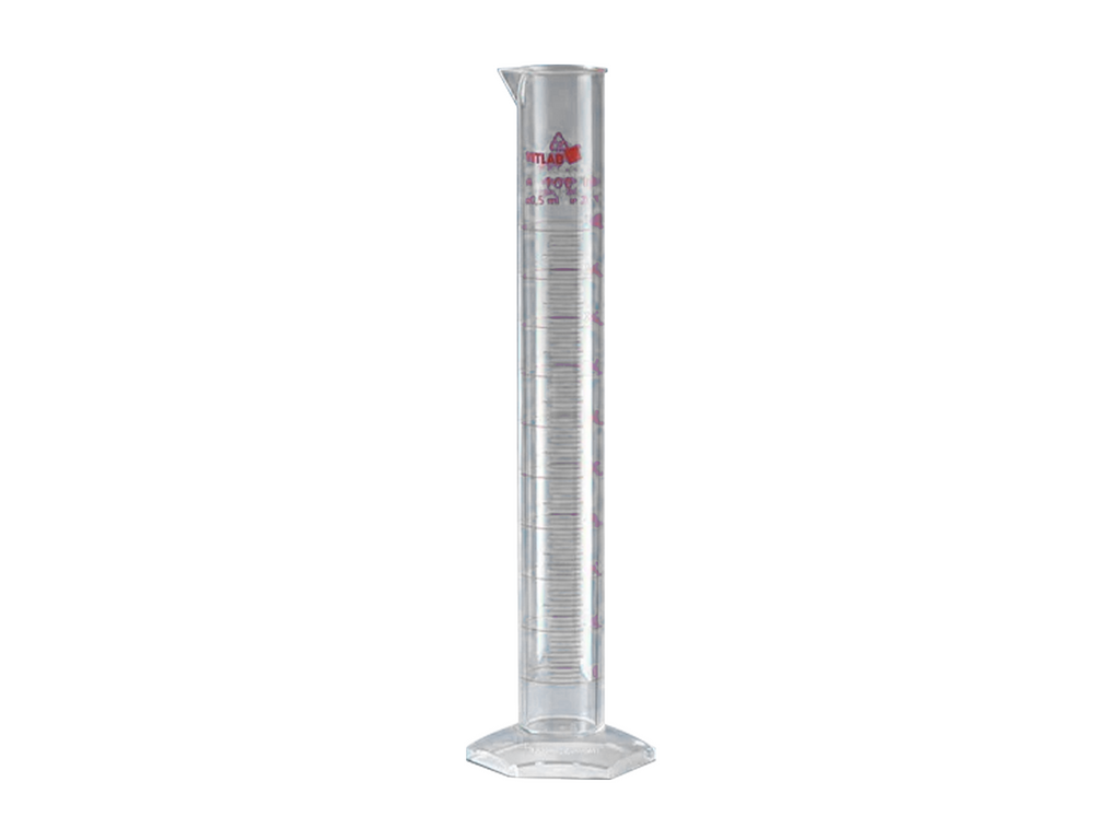 BrandTech Graduated Cylinders, PMP, Class A, Tall Form, Red Printed ...