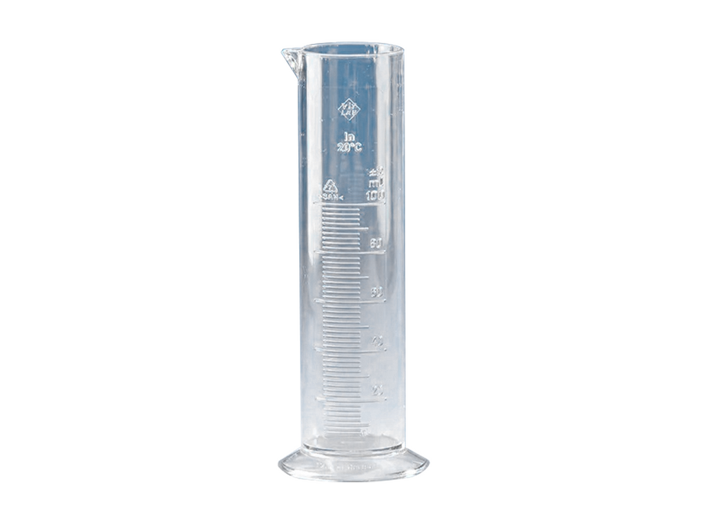 BrandTech Graduated Cylinders, SAN, Class B, Short Form, With Molded ...