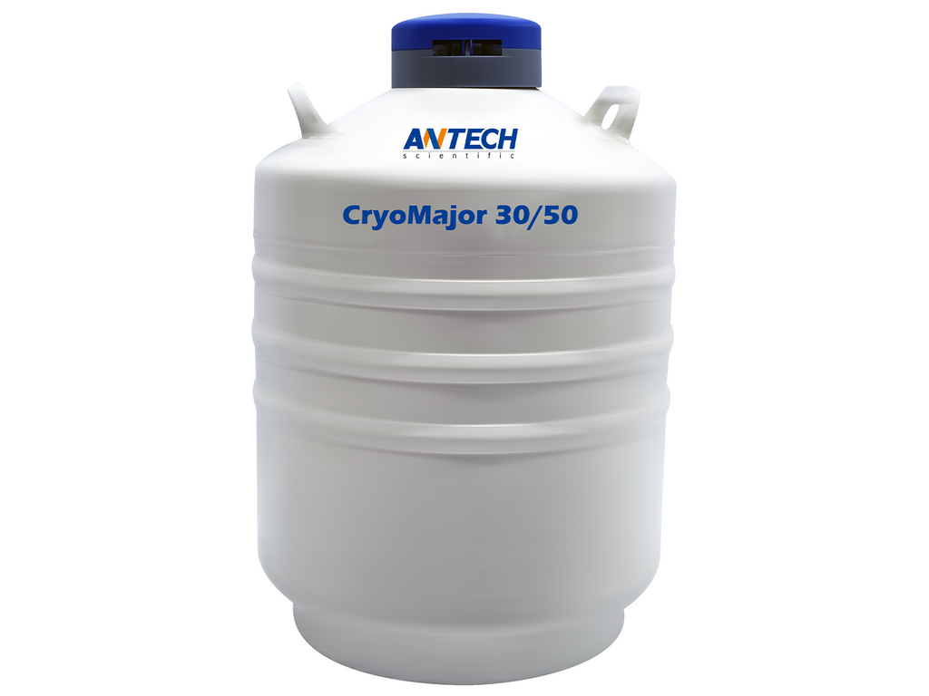 Antech 31.5L Liquid Nitrogen (LN2) Dewar, With Canisters | Antech