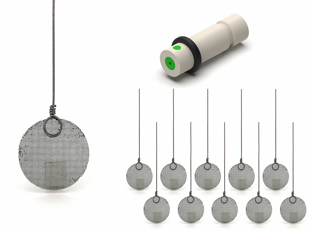 Current Collector - Graphite coated Stainless Steel 316L mesh with Tan ...