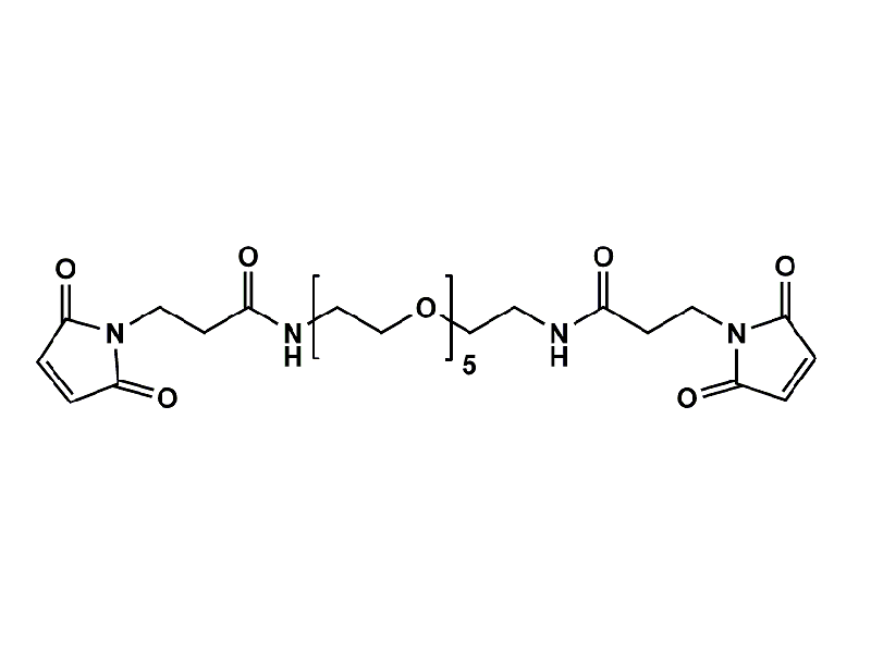 Monodispersed Poly(Ethylene Glycol) from PurePEG:Mal-NH-PEG5-NH-Mal | PurePEG