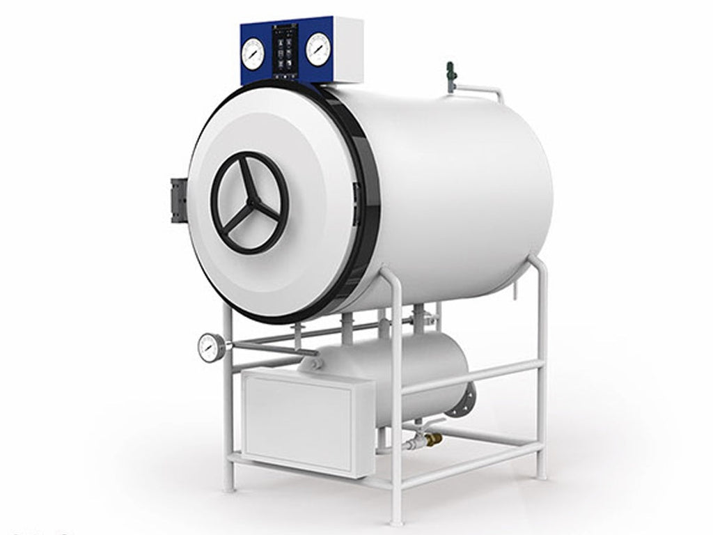 MSE PRO 200L Horizontal Cylindrical Pressure Autoclave | MSE Supplies LLC