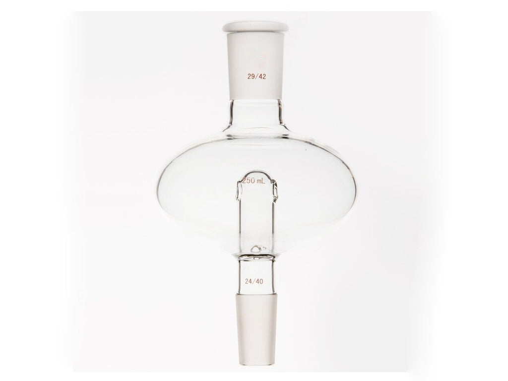 MSE PRO Flat Splash-Proof Balls, with Backflow Hole, Upper Mouth: 29/42, Lower Mouth: 24/40 ...