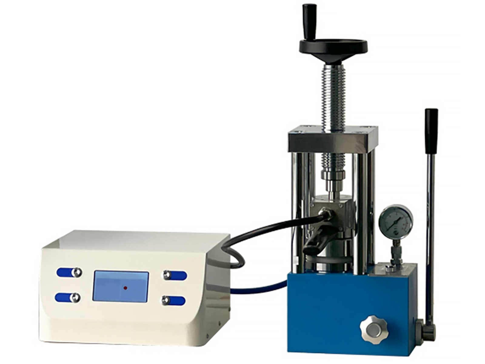 MSE PRO 15T Manual Heated Lab Press (300°C) with Single Heating Plate ...