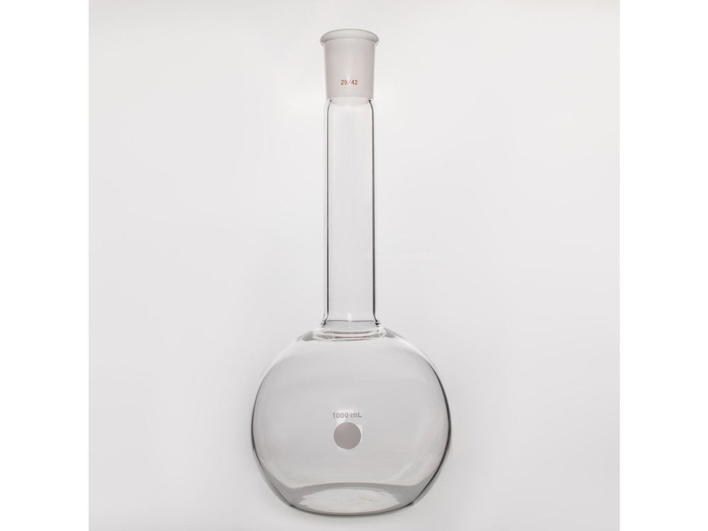 MSE PRO Long Neck Flat Bottom Flask, Grinding Mouth: 29/42, Capacity ...
