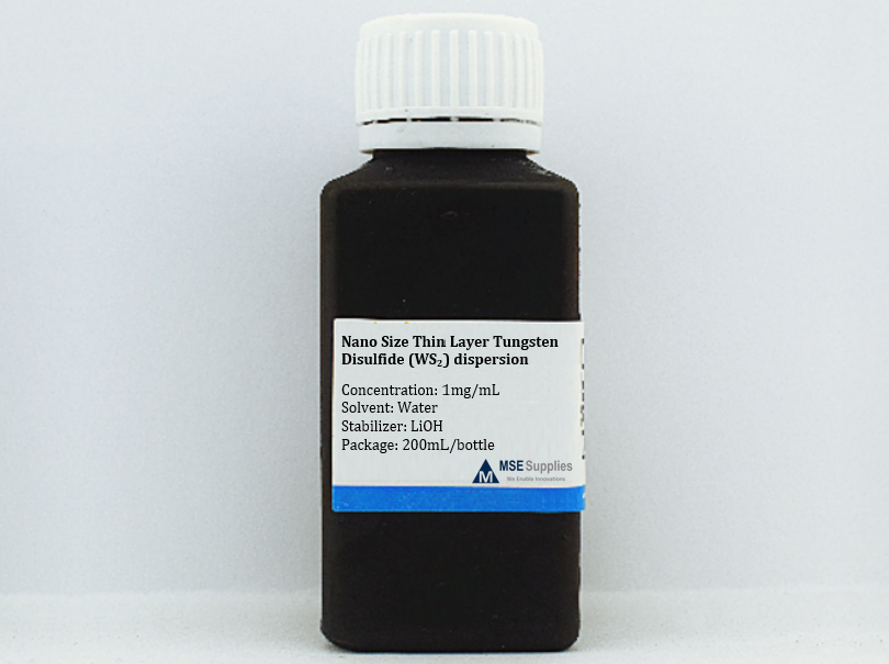 MSE PRO Nano Size Thin Layer Tungsten Disulfide (WS2) Dispersion with ...