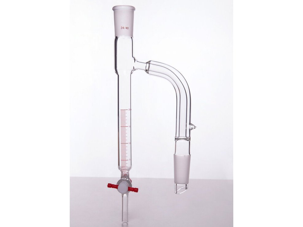 MSE PRO Sandwich Water Distillation Receiving Tube, 20mL, 24/40, Height ...
