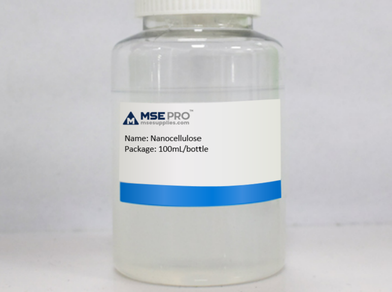MSE PRO Nanocellulose Water Solution, 100mL/bottle | MSE Supplies LLC