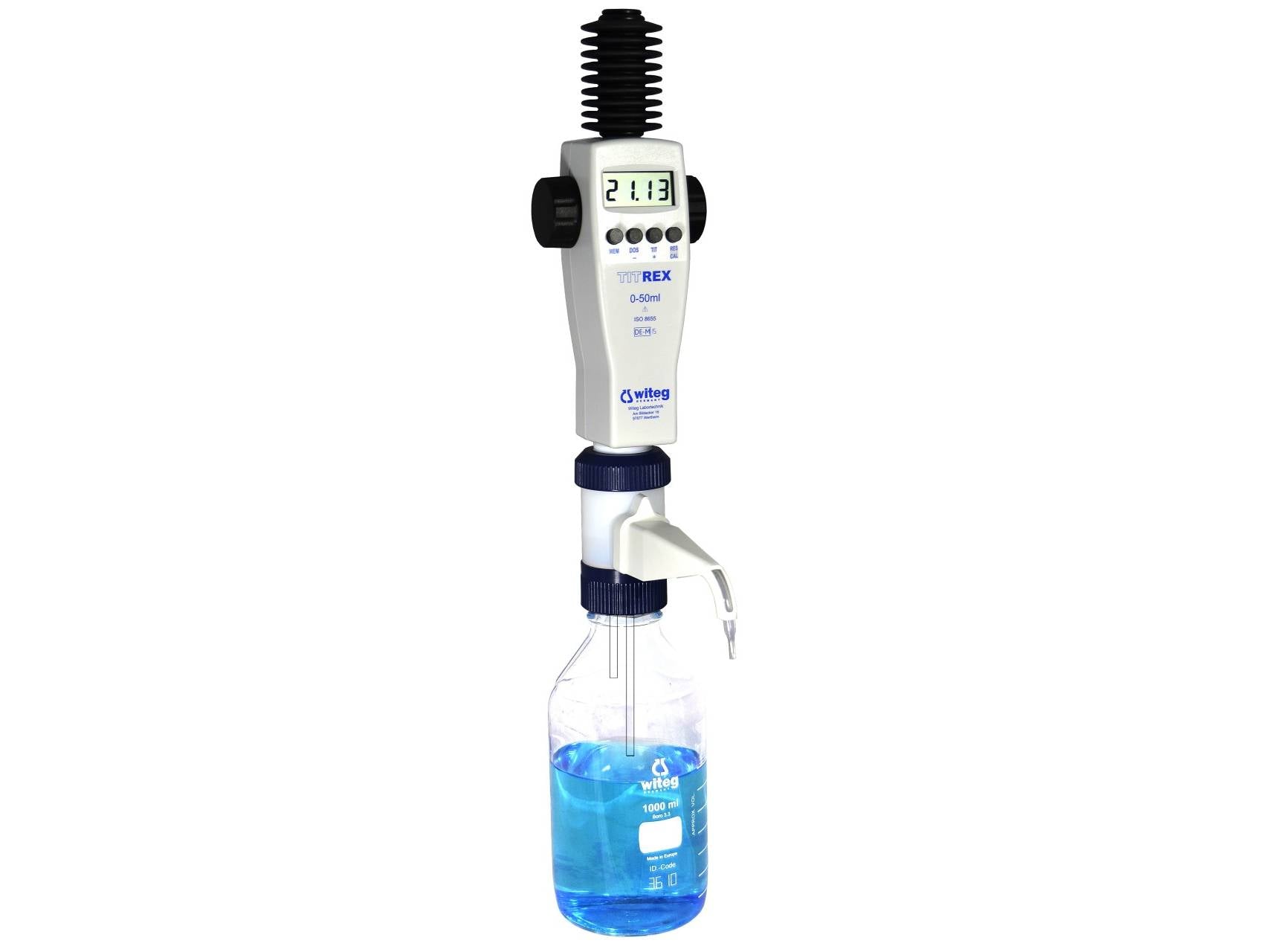 Witeg Digital Burette / Bottle-Top Burette TITREX – MSE Supplies
