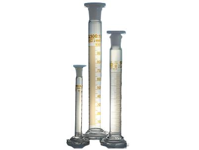 Witeg Graduated Cylinder Class B With ST Tall Form Brown Graduated | Witeg