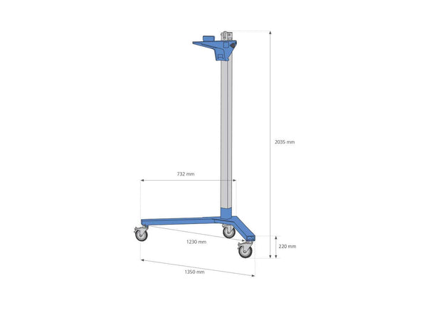 IKA R 472 Floor Stand for RW 47 Digital Overhead Stirrers | IKA