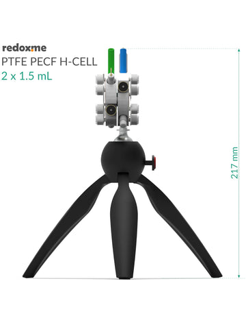 PTFE Photo-Electrochemical Flow H-Cell– MSE Supplies LLC