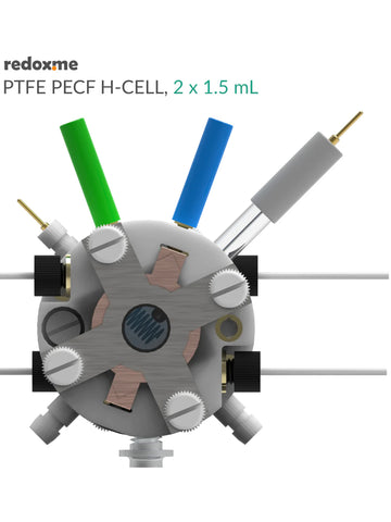PTFE Photo-Electrochemical Flow H-Cell– MSE Supplies LLC