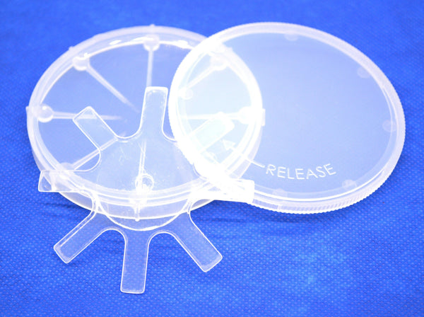 MSE PRO 4 Inch ESD Safe Single Wafer Carrier Case, Cleanroom Class 100 ...