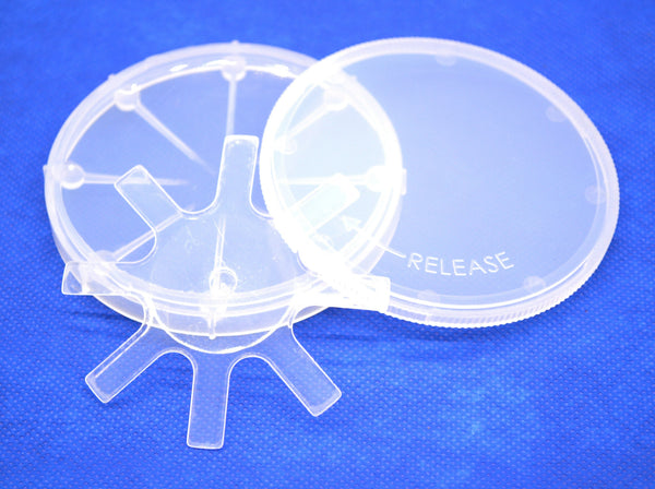 MSE PRO 3 Inch ESD Safe Single Wafer Carrier Case, Cleanroom Class 100 ...