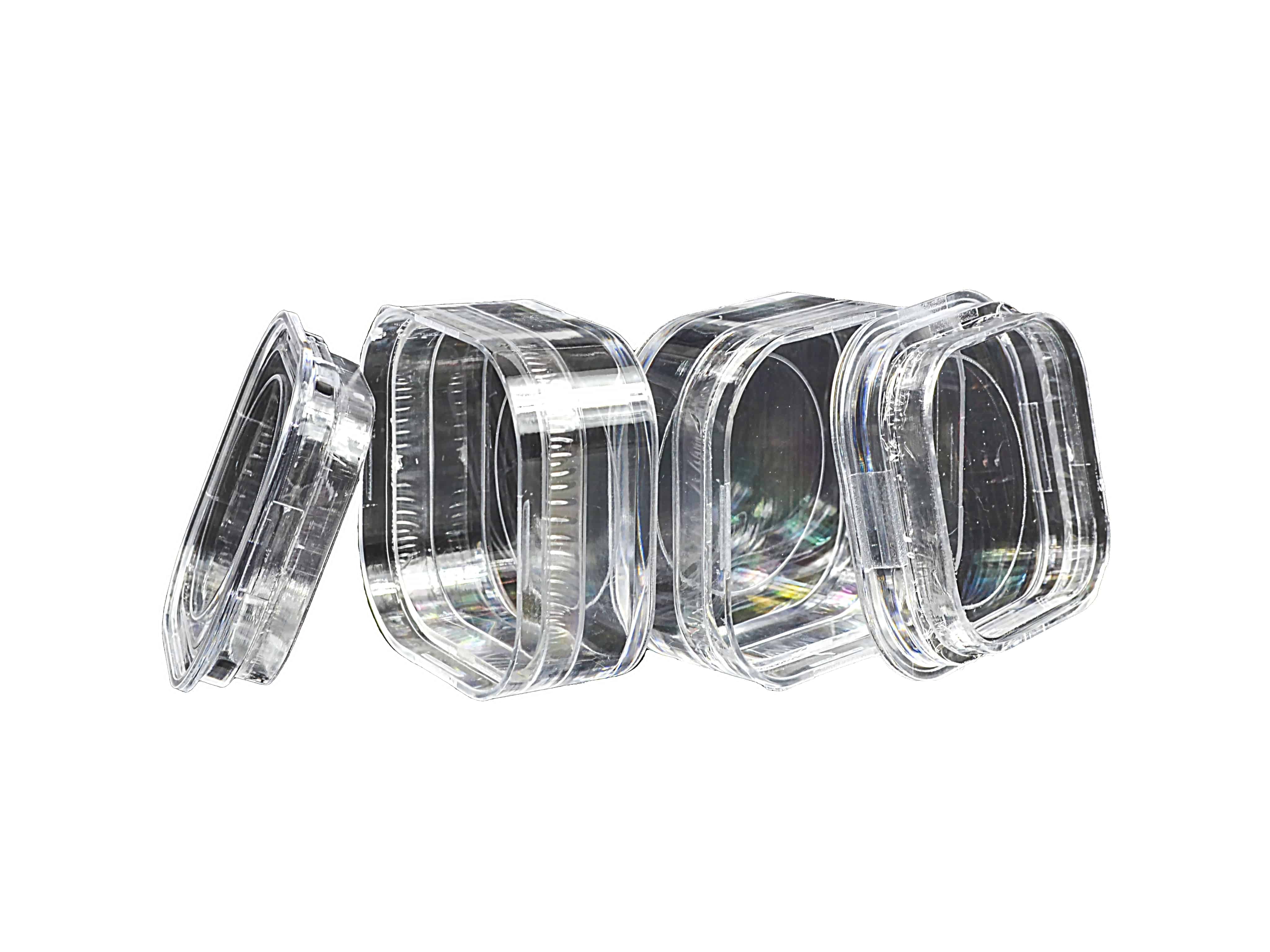 Pack of 12 MSE PRO Plastic Membrane Boxes (38x38x17 mm) for Delicate M ...