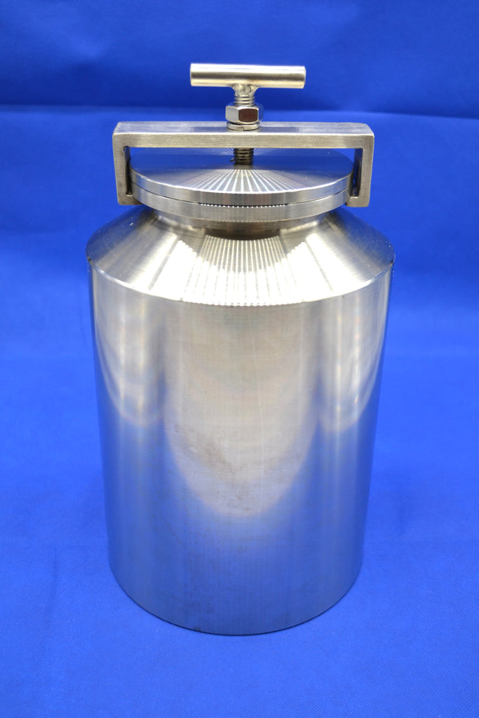 MSE PRO 5L (5,000ml) Stainless Steel Roller Mill Jar - 304 or 316 Grad ...