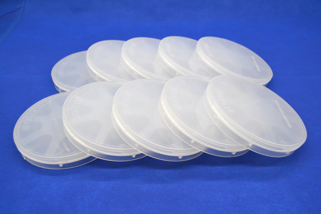 Cleanroom Class 100, 4 Inch Single Wafer Carrier Case (Pack of 10)– MSE ...