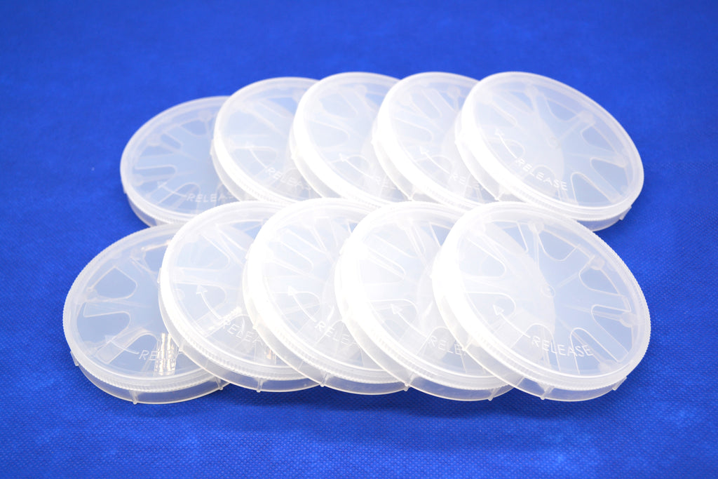 Cleanroom Class 100, 3 Inch Single Wafer Carrier Case (Pack of 10)